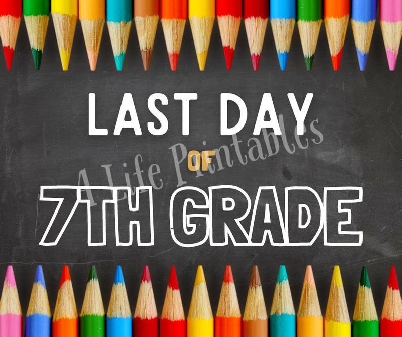 Letrero imprimible con temática de lápices de colores para el primer y ...