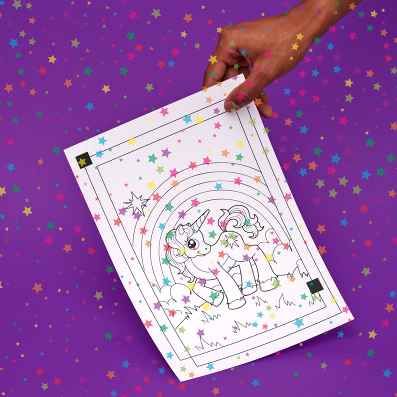 Unicorn Coloring Pages, Digital Download, PDF Instant Download, 15 ...