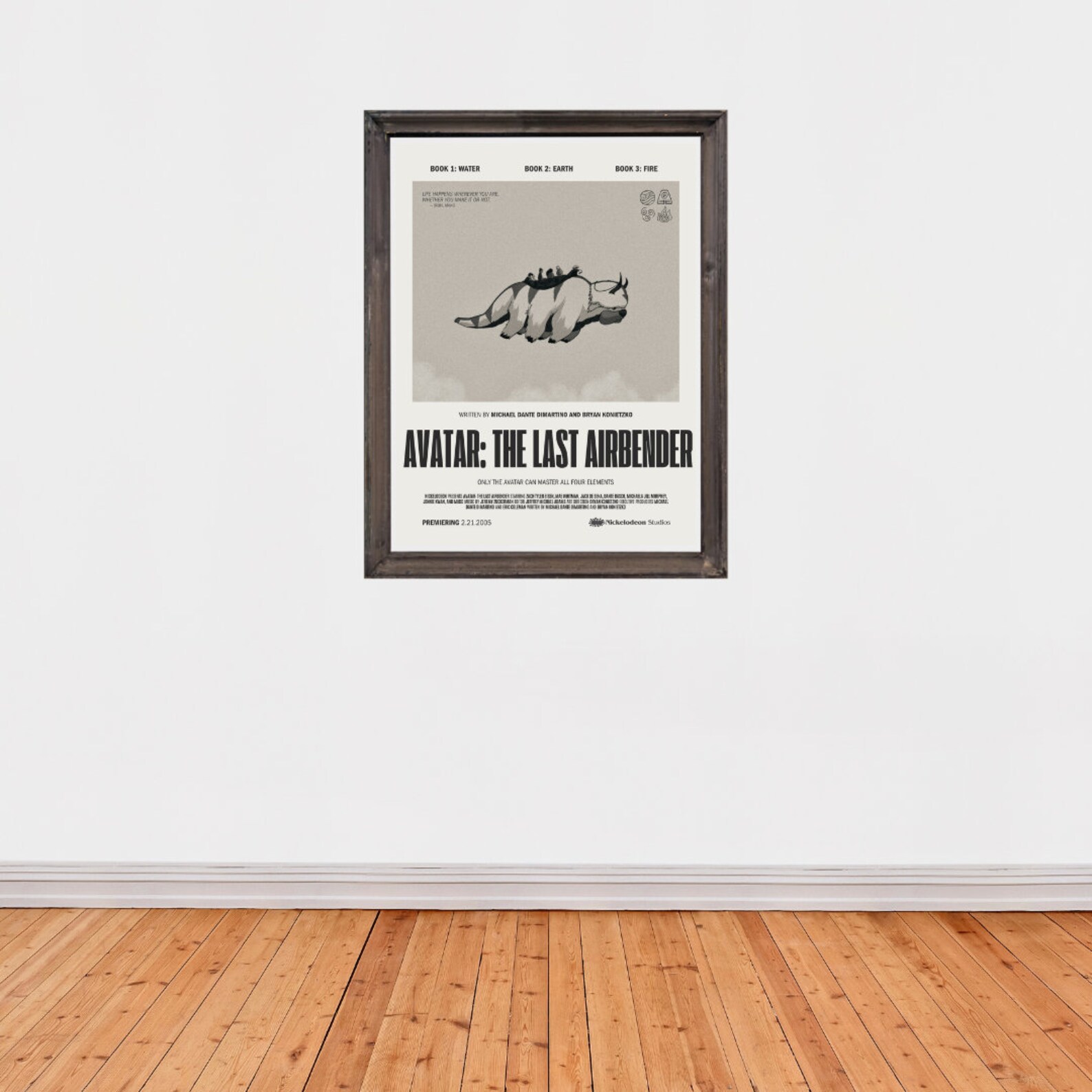 Avatar: the Last Airbender Vintage-inspired Style TV Show Poster ...