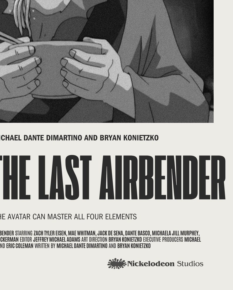 Avatar: the Last Airbender Iroh Poster Minimalist Vintage-inspired ...