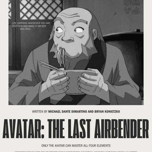 Uncle Iroh - Etsy