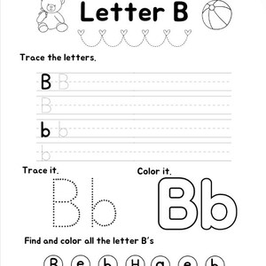 Printable Alphabet Activity Sheets Preschool Learning Letters Practice ...