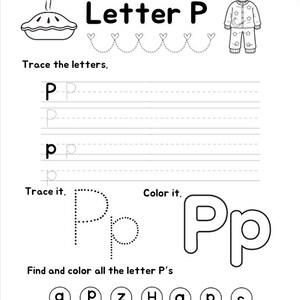 Printable Alphabet Activity Sheets Preschool Learning Letters Practice ...