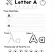 Printable Alphabet Activity Sheets Preschool Learning Letters Practice ...