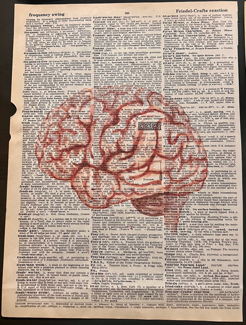 Watercolor Anatomy Dictionary Prints, Vintage Dictionary Art Prints ...