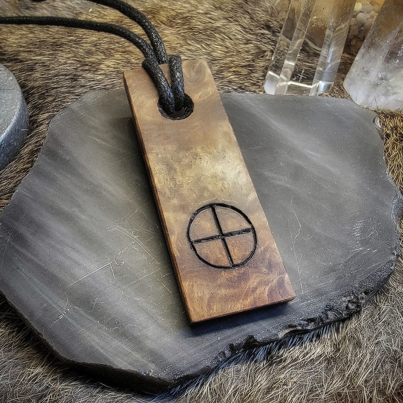 Solar Cross Pendant - Etsy