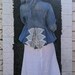 Victorian Reconstructed Denim Jacket With Peplum and Lace Applique - Etsy
