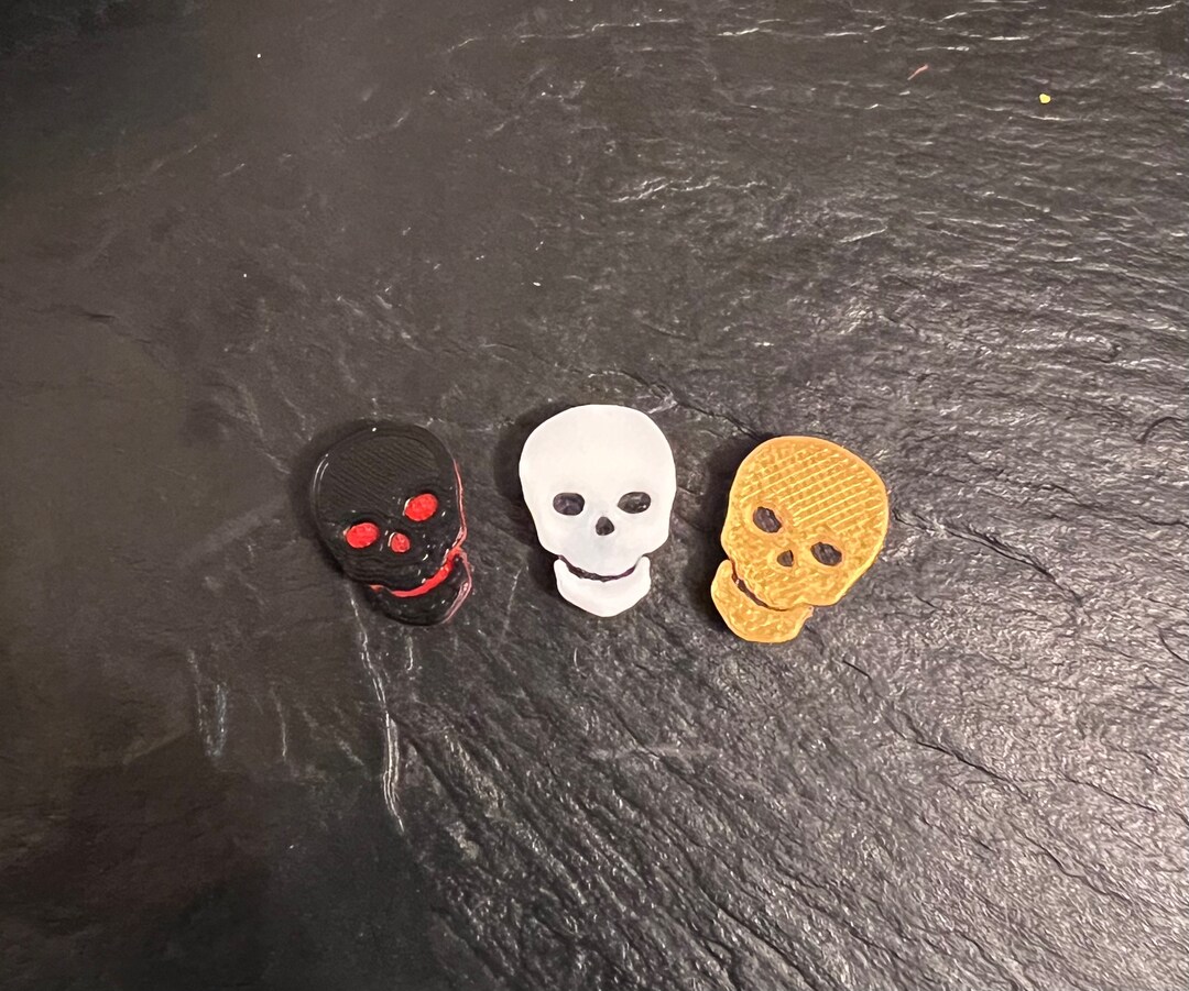 Skull Kandi Beads | 3D Printed | Rave Charms - Packs of 5, 10, 20 or 30 ...
