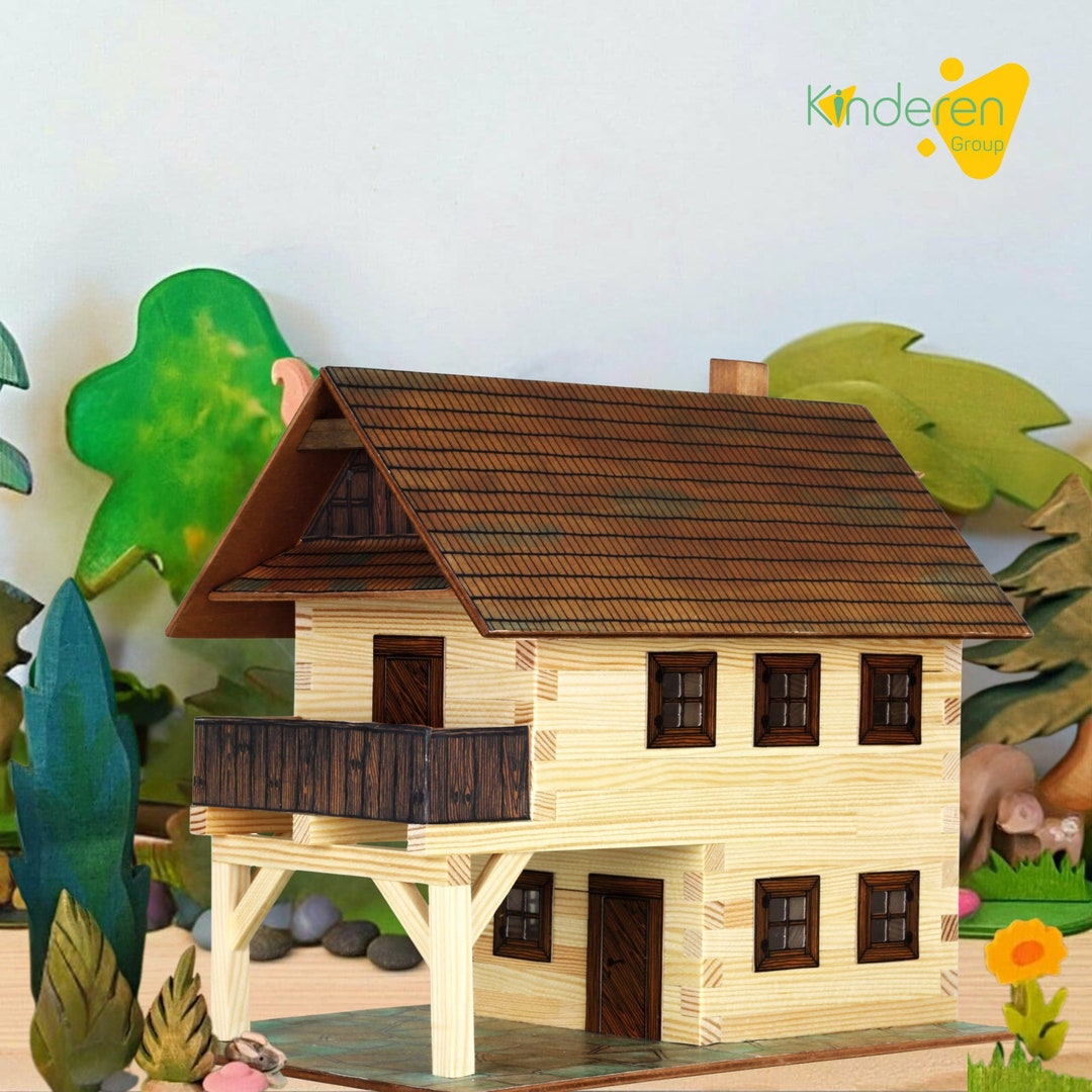 Building Kit, Wooden Toy, Building Toys, Wooden Builder hobby Guildhall ...