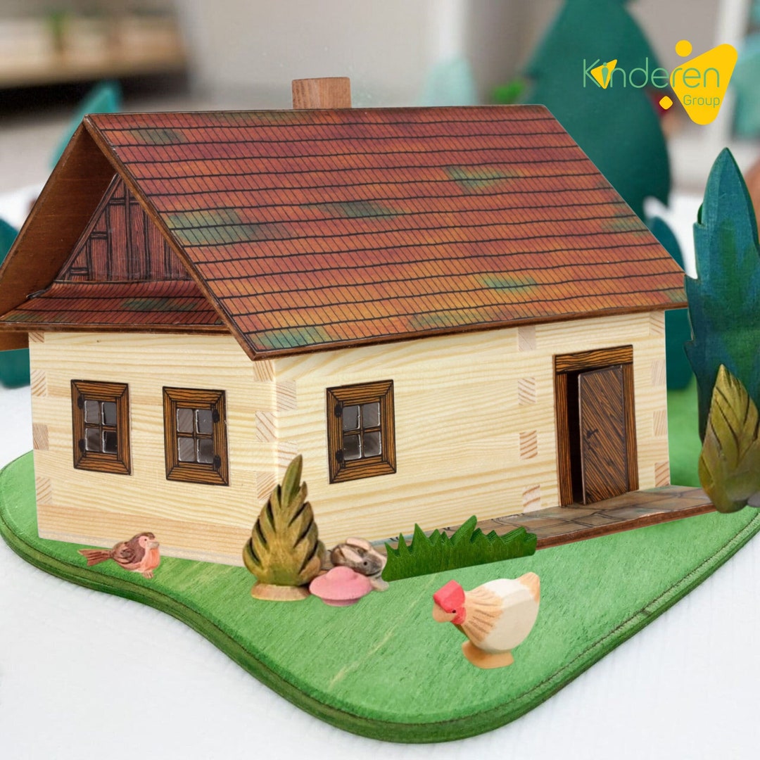 Building Kit, Wooden Toy, Building Toys, Wooden Builder hobby Log ...