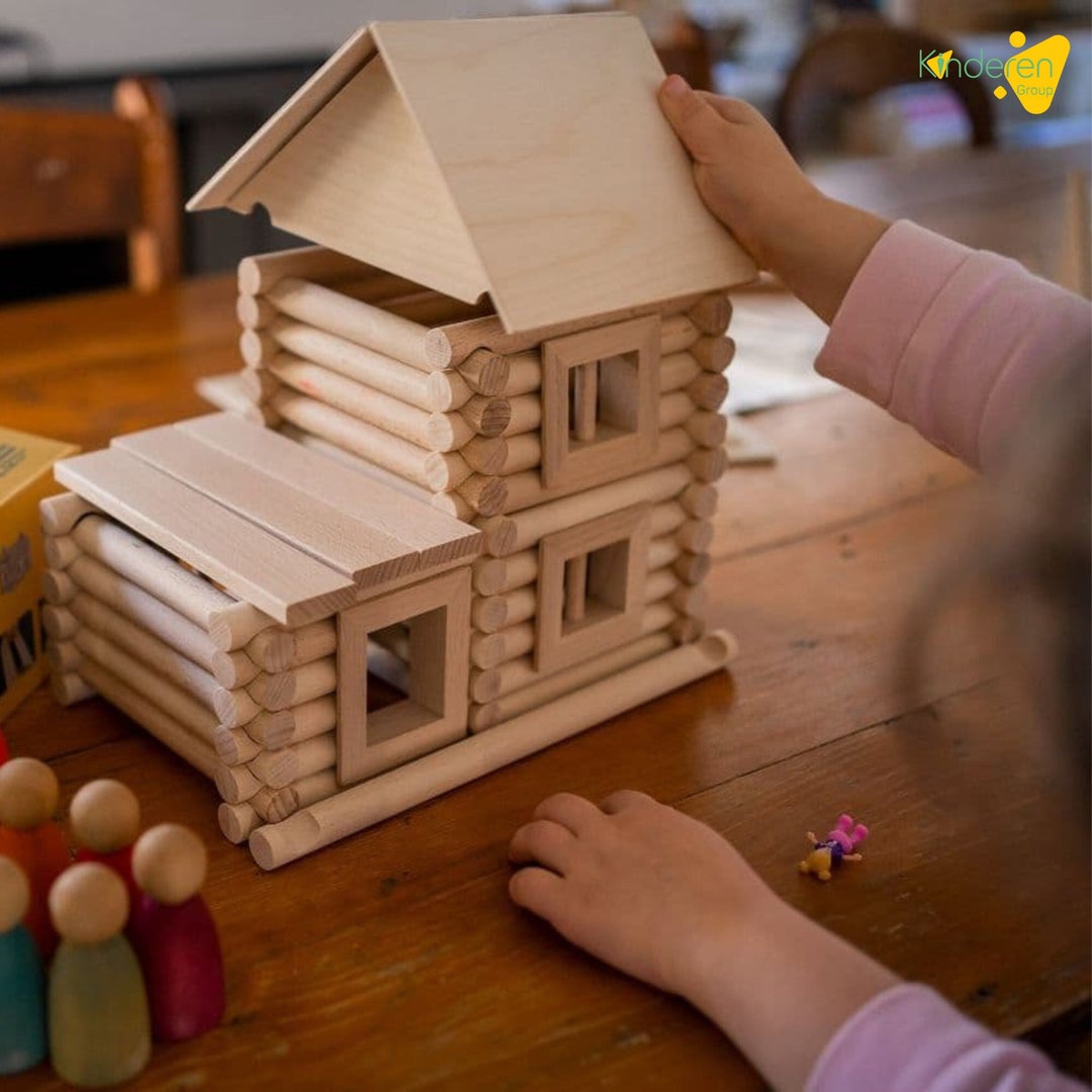 Building Kit, Wooden Toy, Building Toys, Wooden Builder vario 184, Toy ...