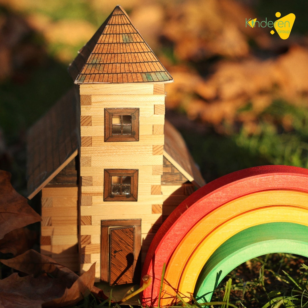 Building Kit, Wooden Toy, Building Toys, Wooden Builder hobby Church ...