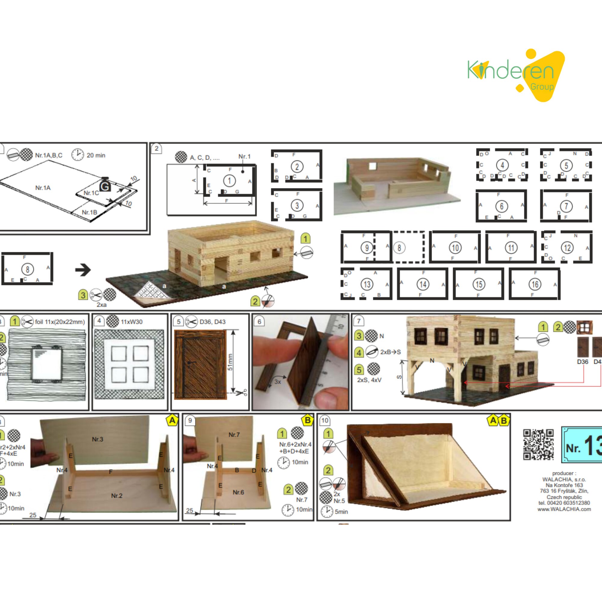 Building Kit, Wooden Toy, Building Toys, Wooden Builder hobby Train ...