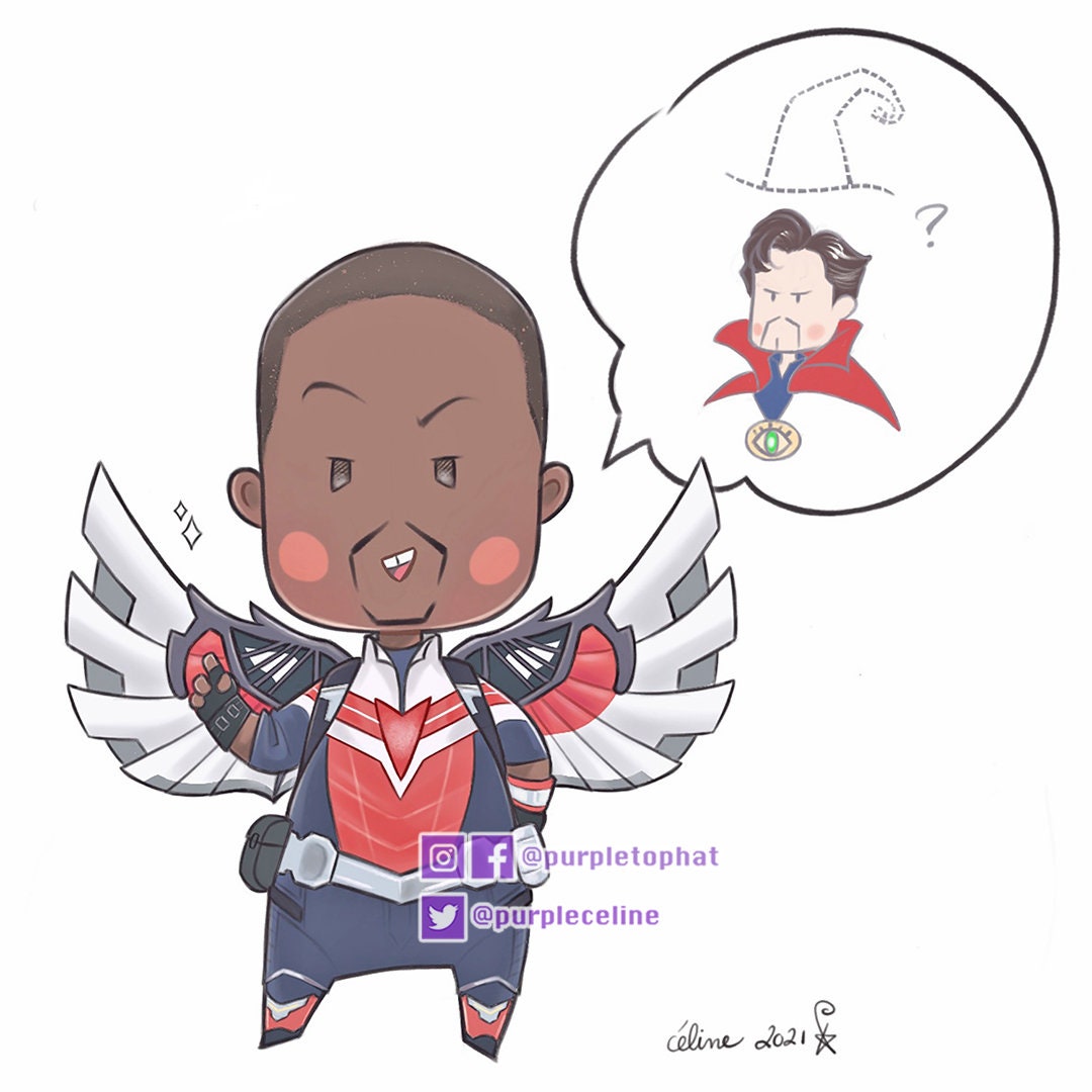 Chibi Prints: Sam & Bucky FATWS Cute Art - Etsy UK