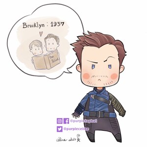Chibi Prints: Sam & Bucky FATWS Cute Art - Etsy UK