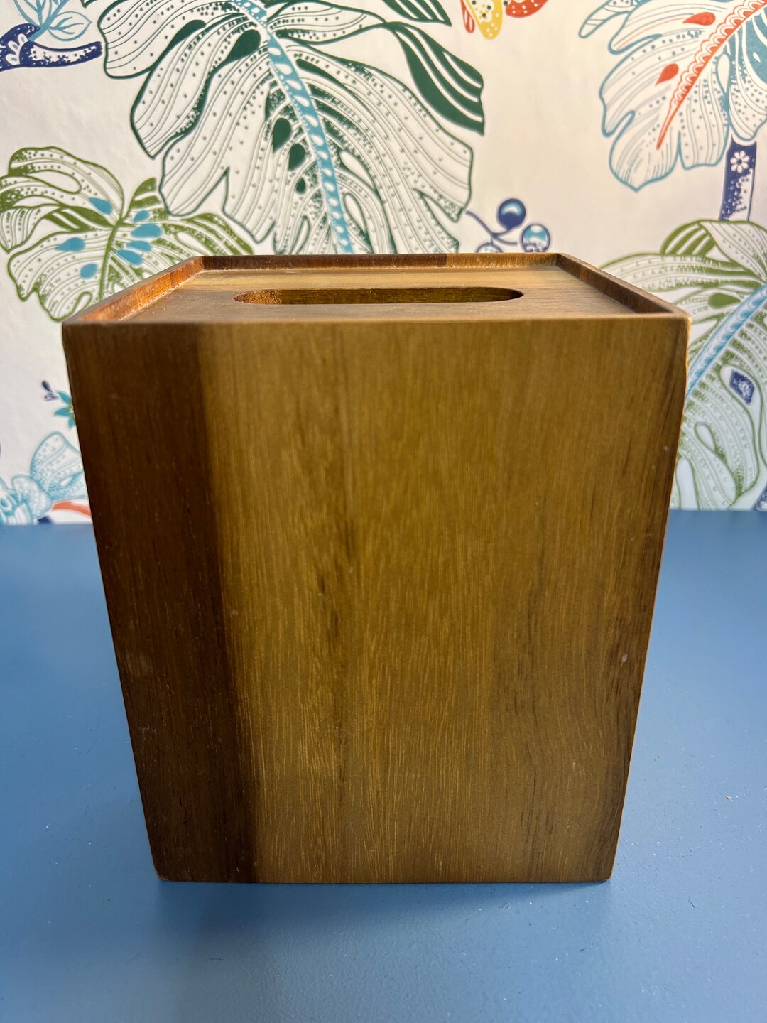 Teak Tissue Box by Hearth & Hand - Etsy