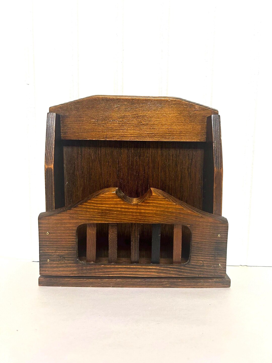 Vintage Wood Wall Letter Holder 8 - Etsy