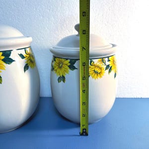 Vintage Sunflower Canister by Thomson Pottery~ Set of (2) - Etsy