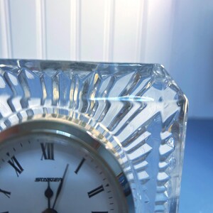 Vintage Stager Crystal Clock, Made in Germany ~ 5”x 4” - Etsy