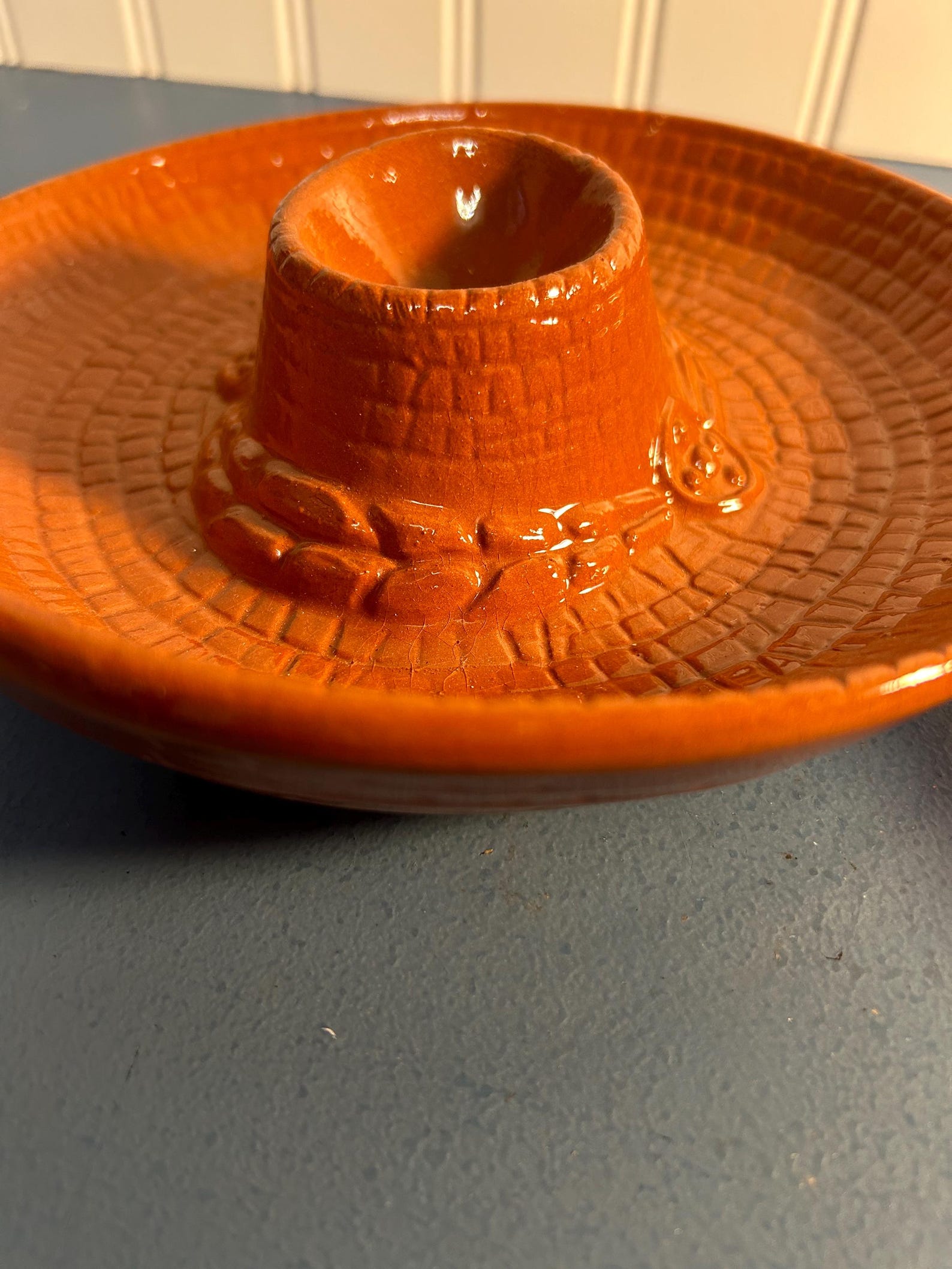 Vintage Pottery Sombrero Hat Chip & Dip Dish~ Set of 2 - Etsy