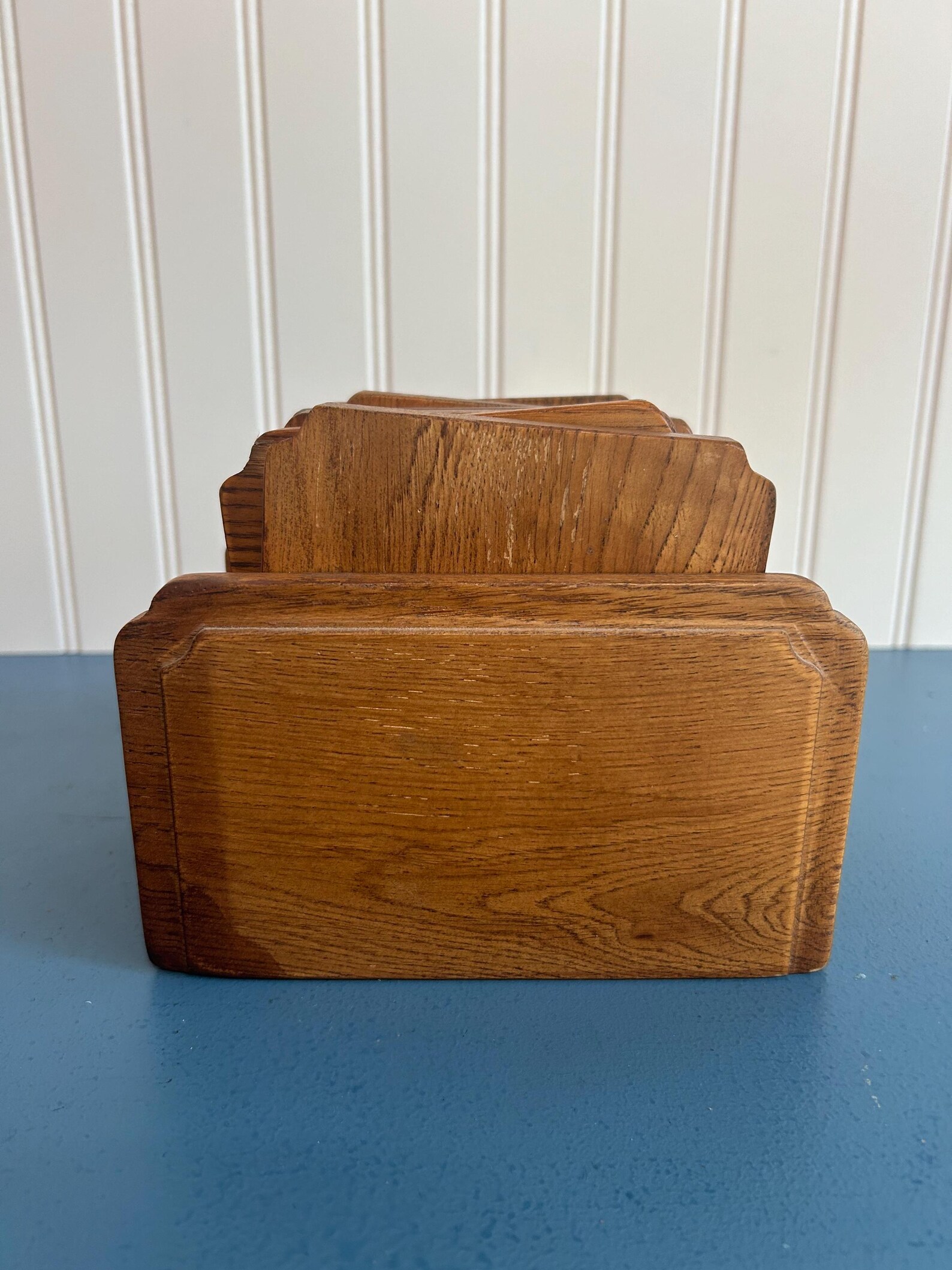 Vintage LARGE Wood & Cork Coasters W/ Caddy 6.5x 5 Set of 7 - Etsy