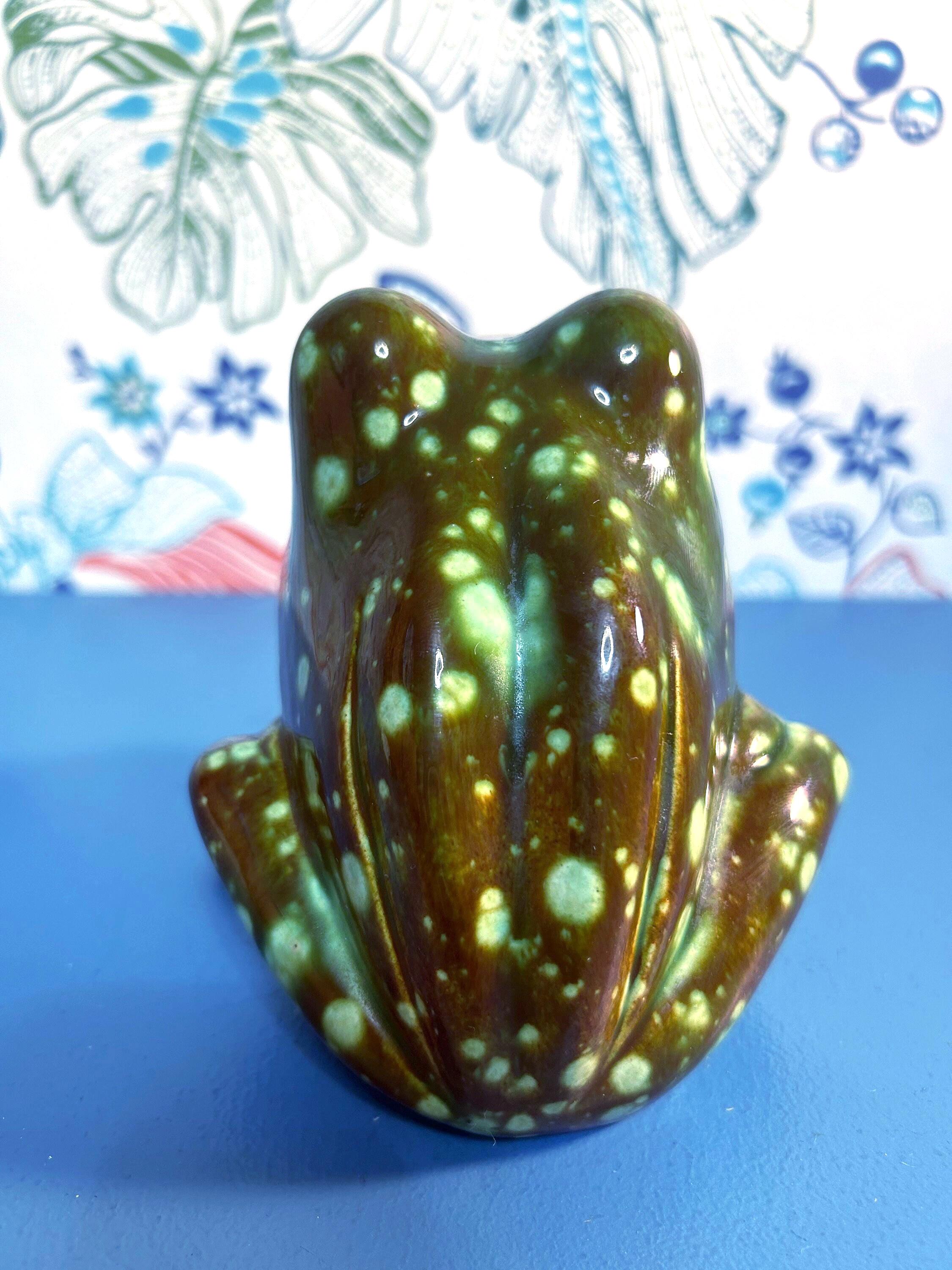 Vintage Froggie Scrubby Holder Retro 1978! Big Black Eyes, Dark and ...