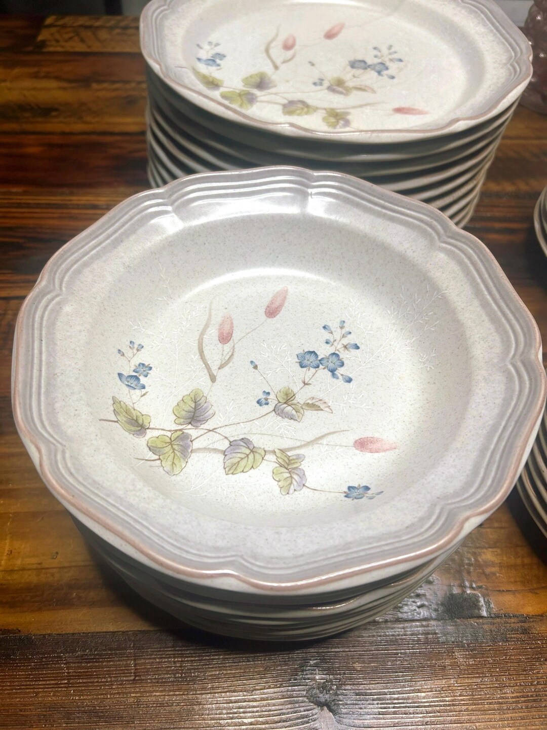 Vintage Mikasa Chateau Garden Dish Set, Floral Dinnerware - Etsy