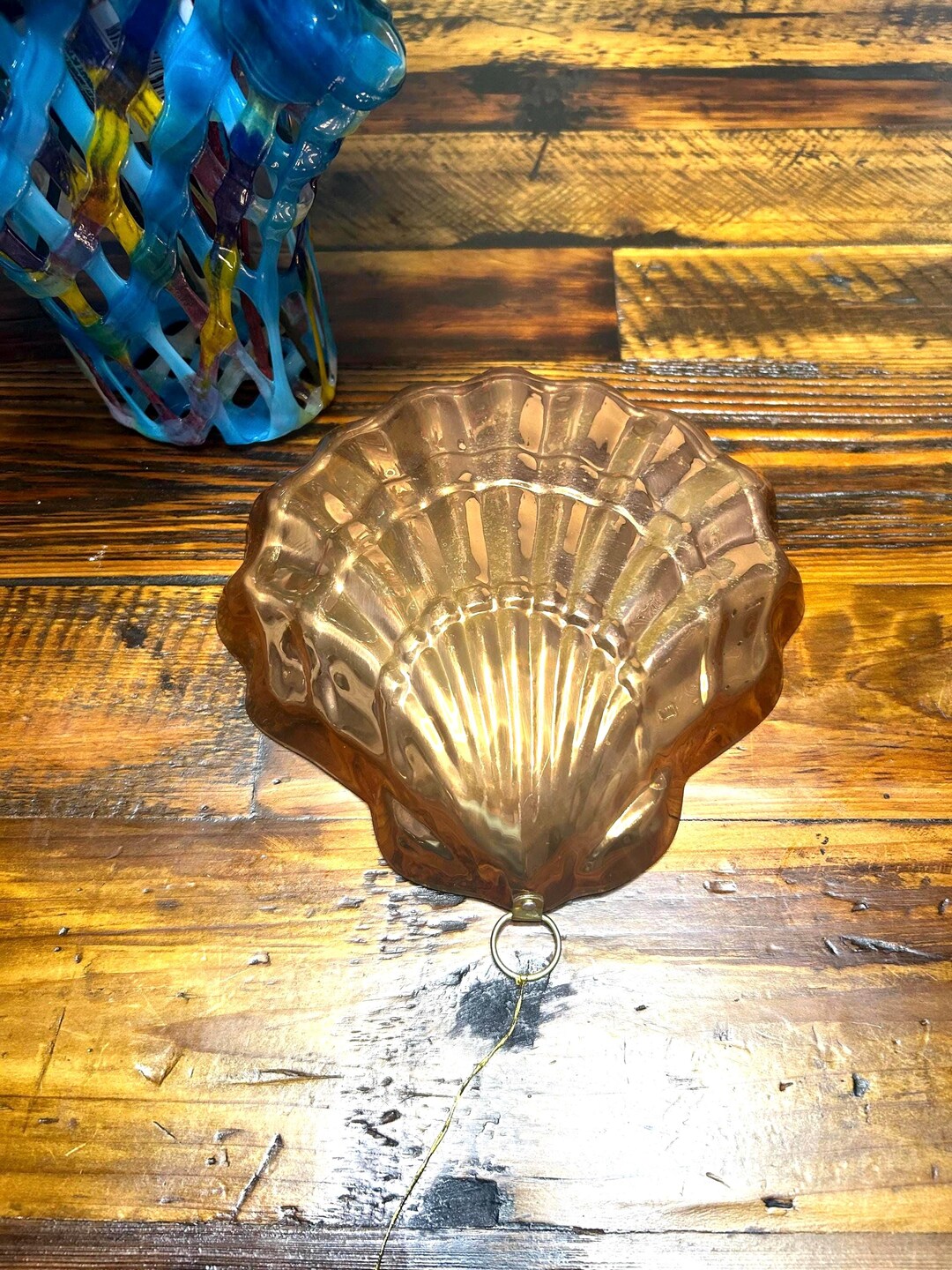 Vintage Clamshell Copper Mold From Korea, Wall Hanging W/ Hook ~ 10.25 ...