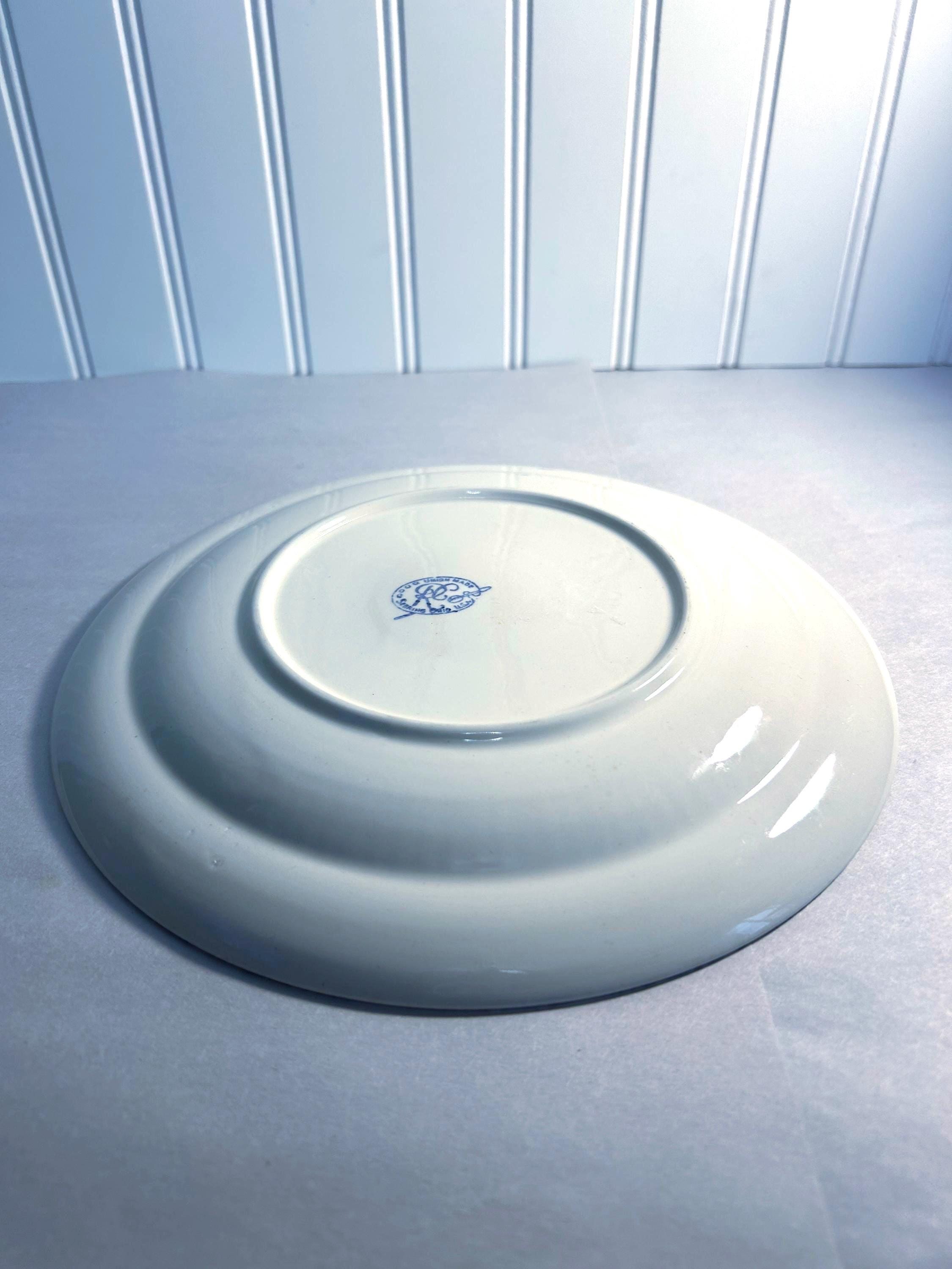 Vintage Blue and White Windmill Plates by Royal China Set of 2 9.25 - Etsy