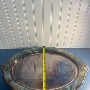 Vintage Silverplate Oval Platter Tray & Footed Meat Platter~set of 2 - Etsy