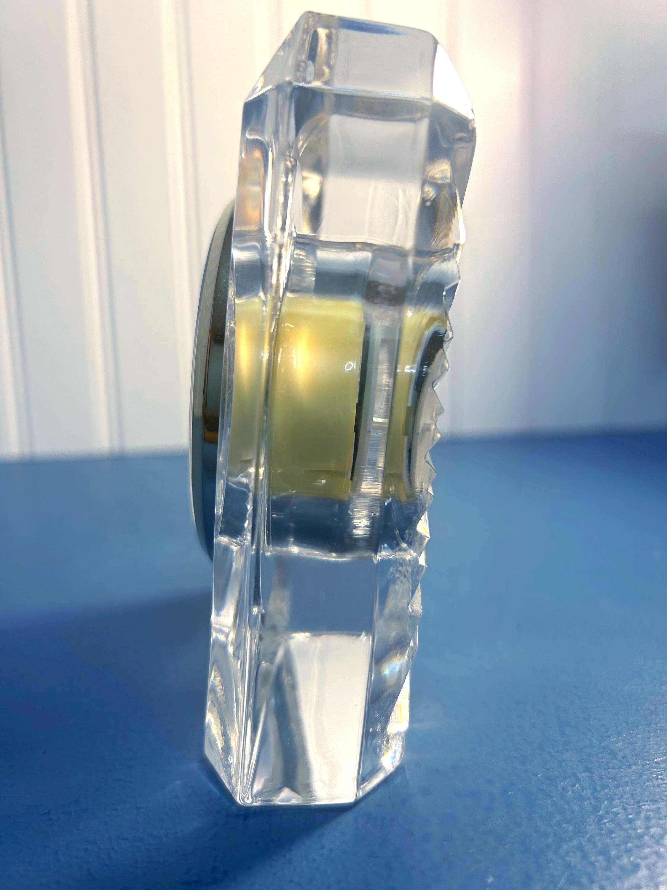 Vintage Stager Crystal Clock, Made in Germany ~ 5”x 4” - Etsy