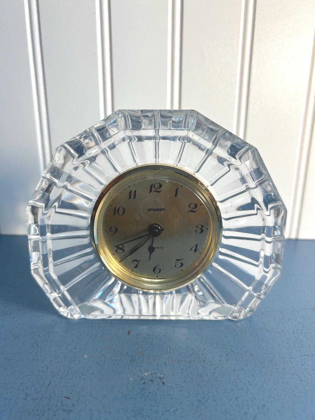 Vintage Crystal Staiger Clock - Etsy