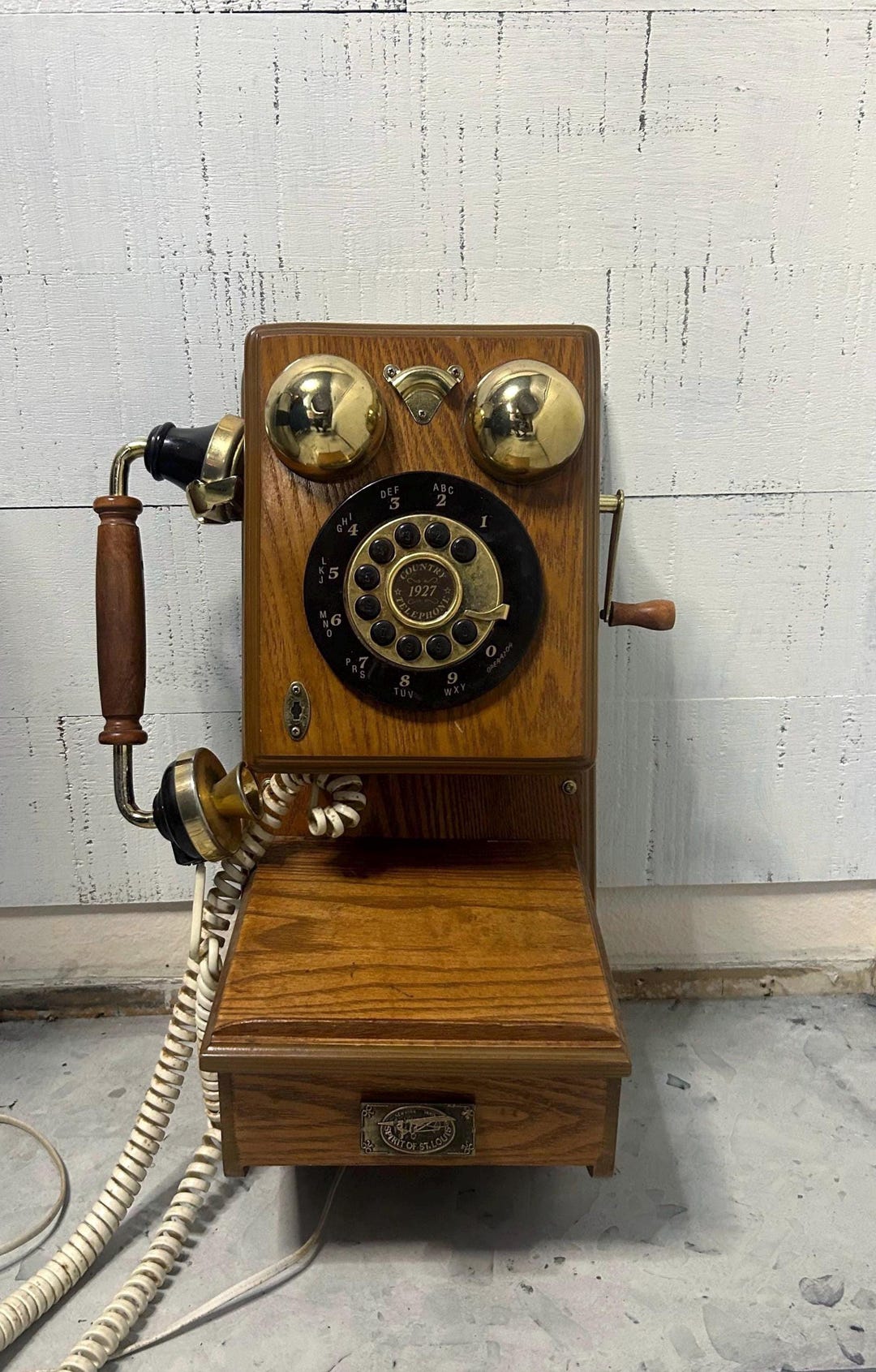 Vintage Country Production Push Button Wall Phone - Etsy