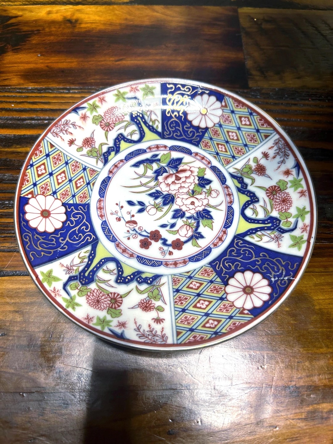 Vintage Amari 6” Wall Plates, Floral Decor From Japan ~ Set of (2) - Etsy