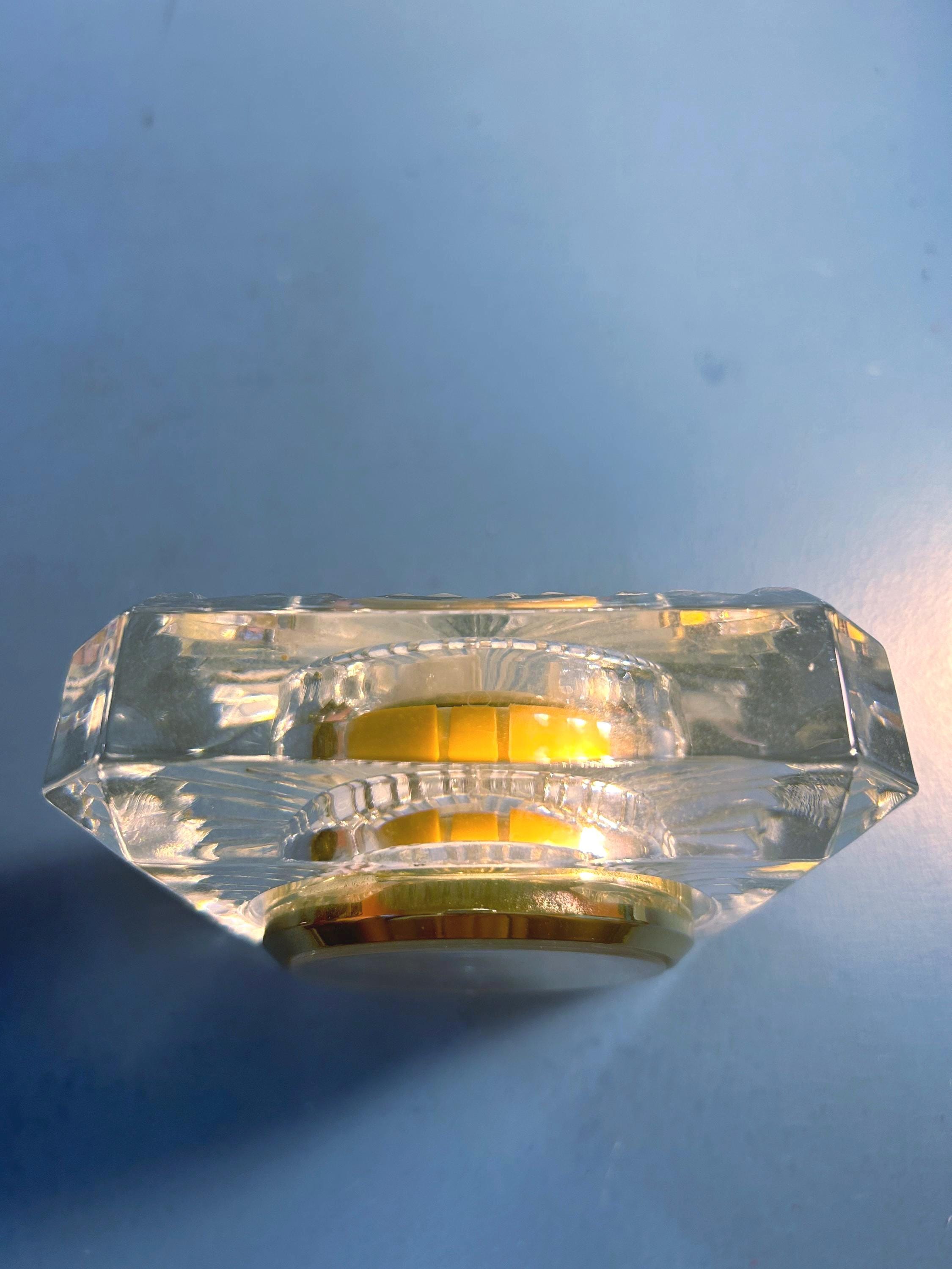 Vintage Stager Crystal Clock, Made in Germany ~ 5”x 4” - Etsy