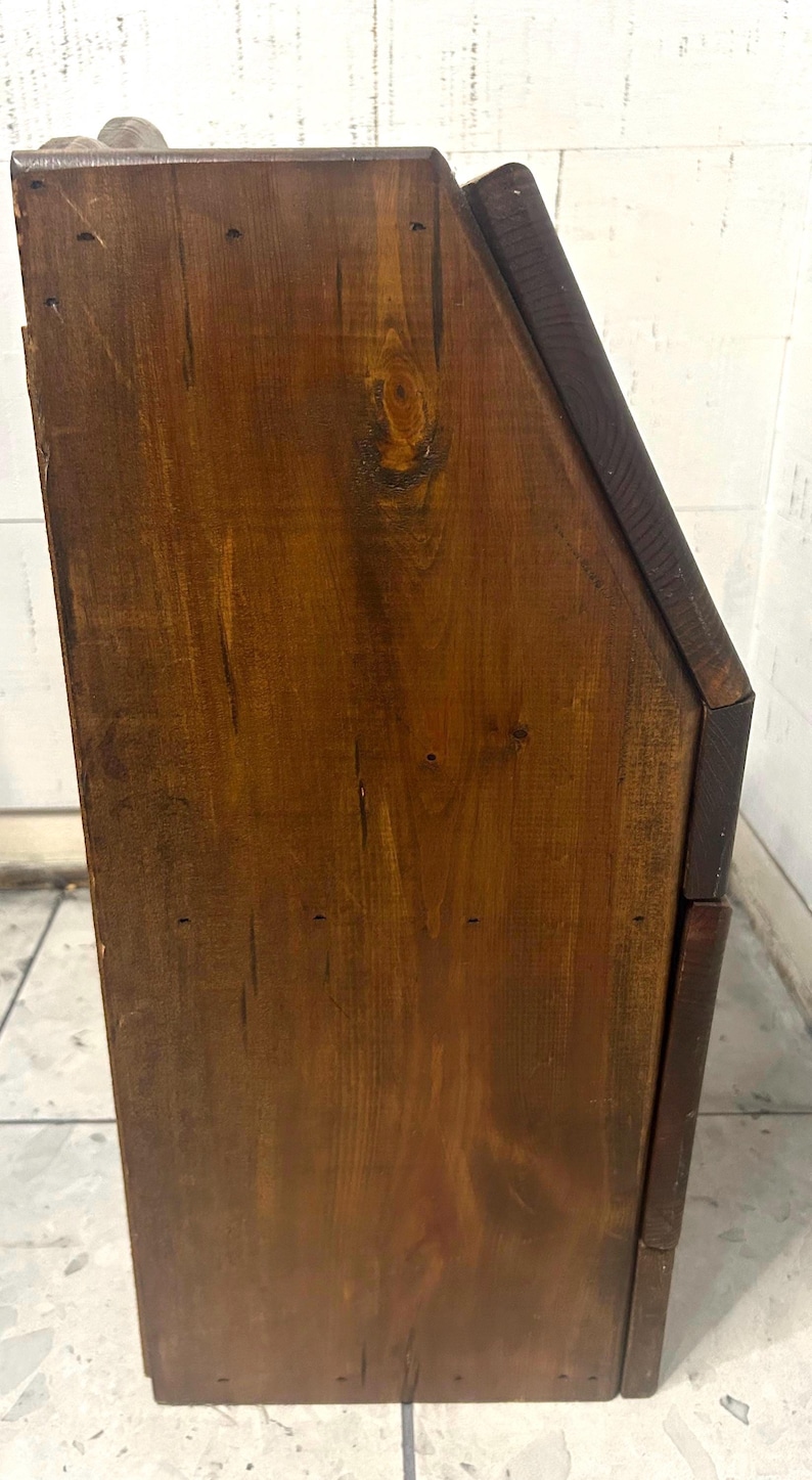 Vintage Solid Wood Onion Potato Storage Box, Glass Window - Etsy