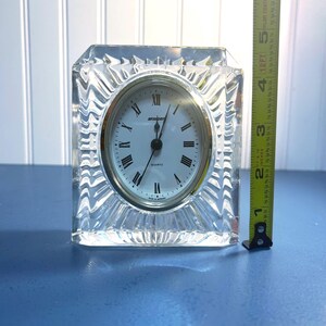 Vintage Stager Crystal Clock, Made in Germany ~ 5”x 4” - Etsy