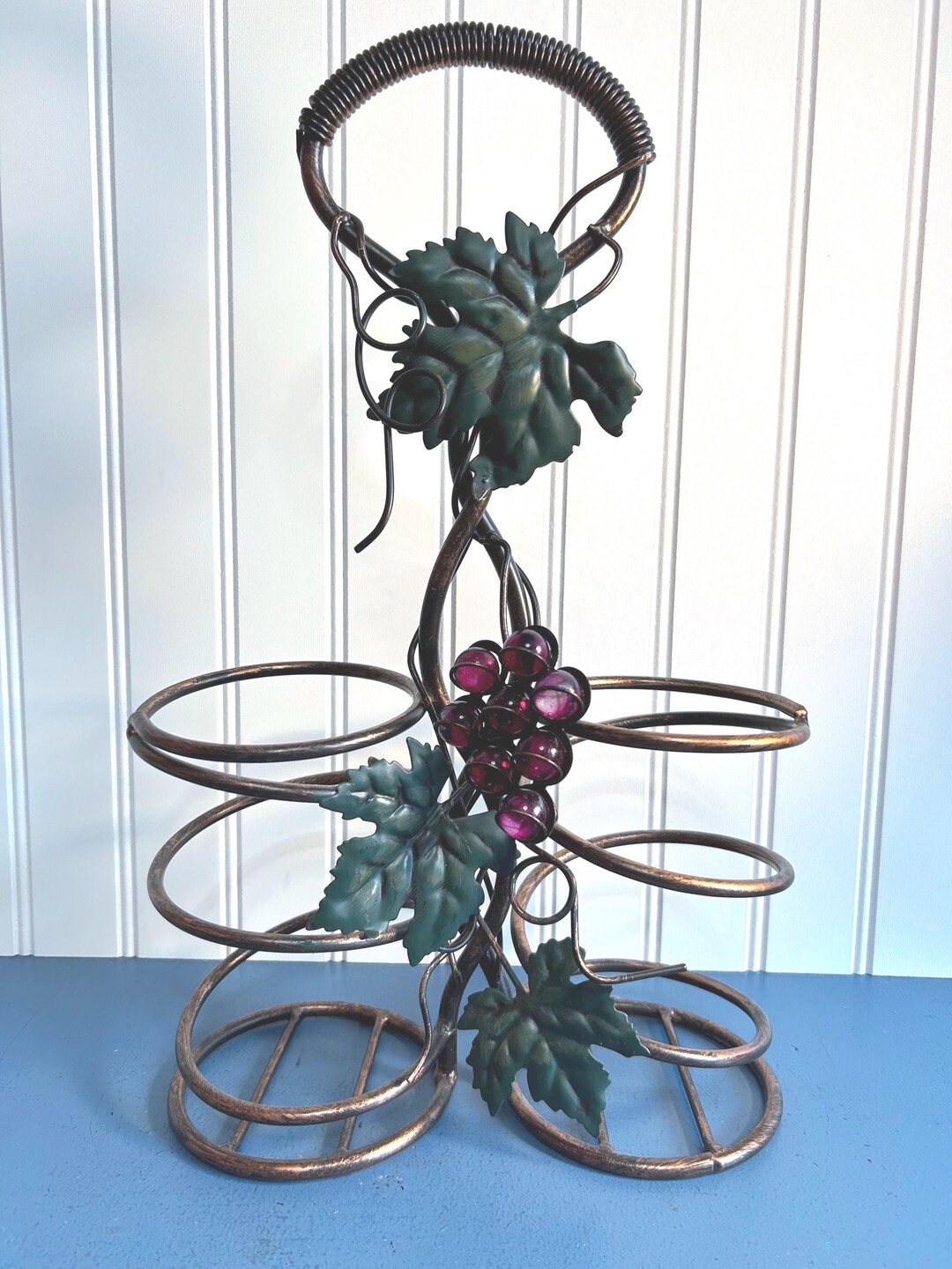 Vintage 2~ Bottle Grapevine Wine Rack~ 15” - Etsy