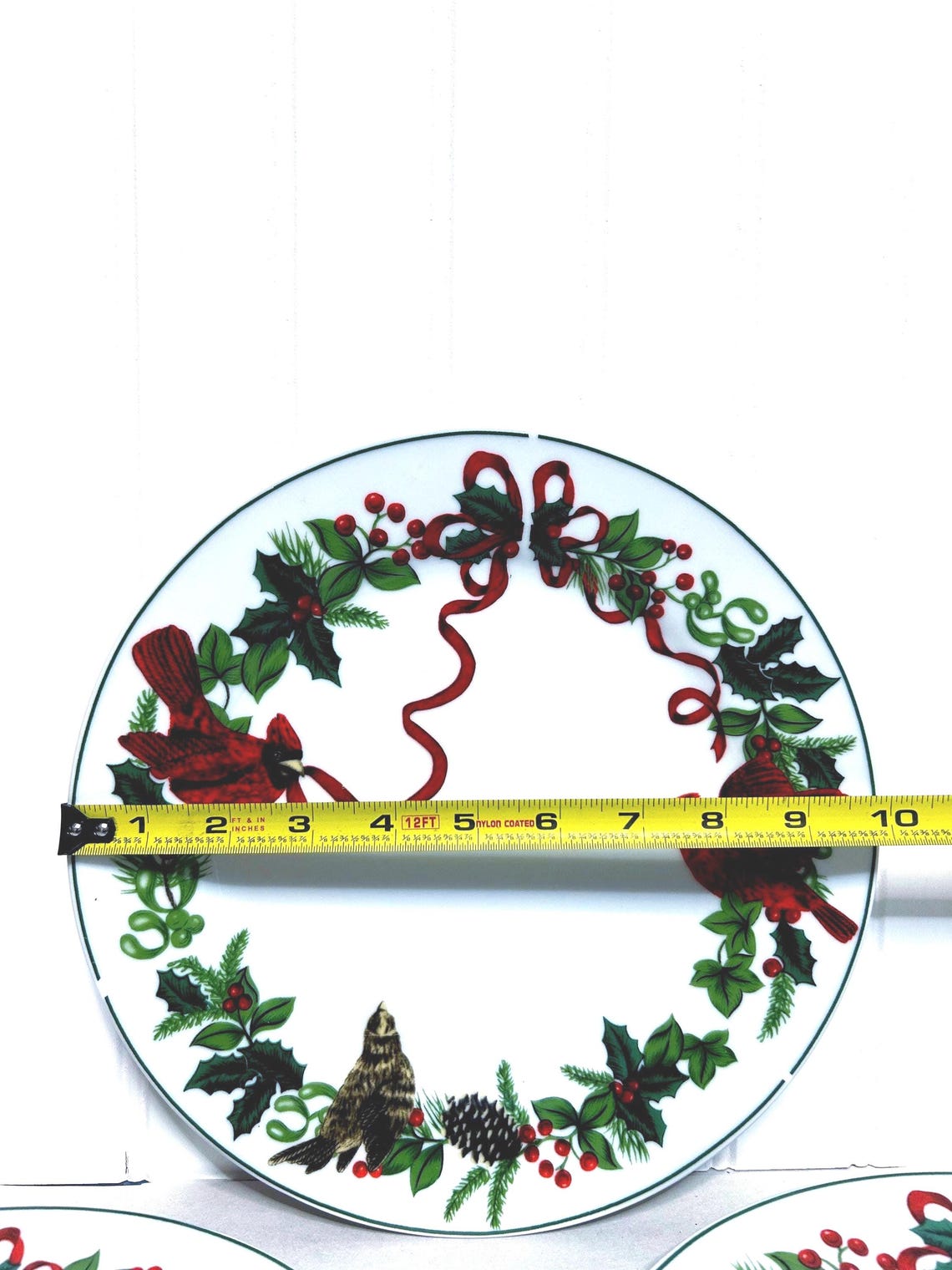 Vintage Christmas Cardinal Bird Plates ~ 10” ~ 3 Pcs - Etsy