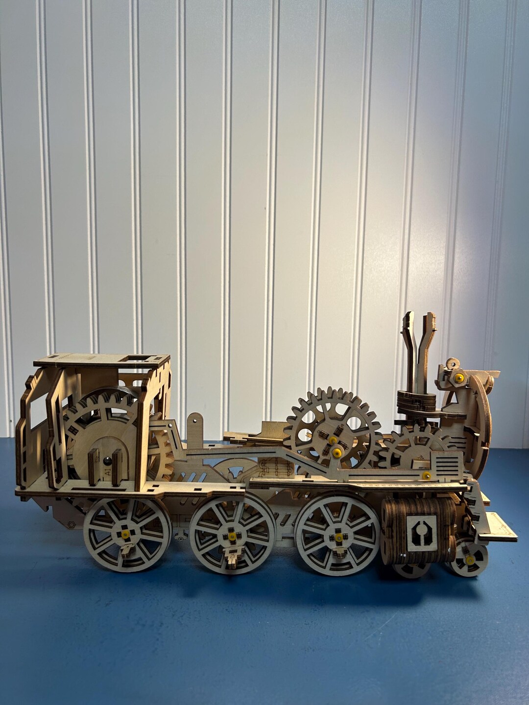 ROKR Wooden 3D Locomotive Train Set 13.5 - Etsy