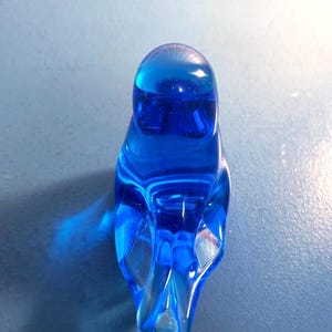 Vintage Blue Bird of Happiness, Ron Ray Glass - Etsy