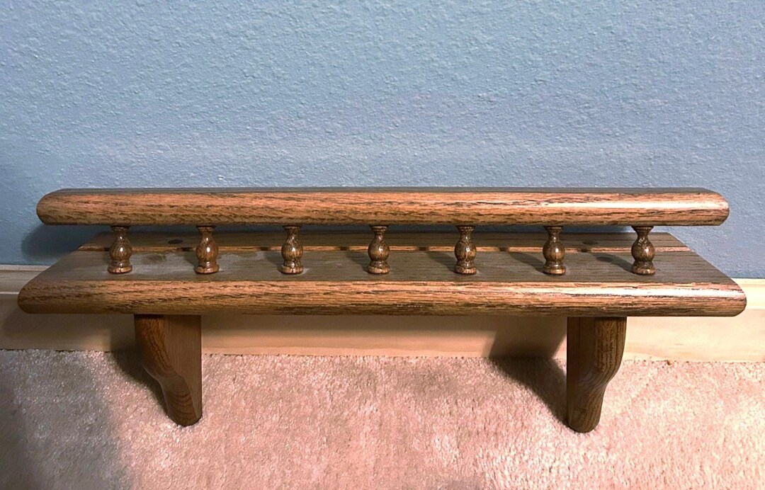Vintage Solid Wood Shelve W/ Spindles ~ 16” - Etsy