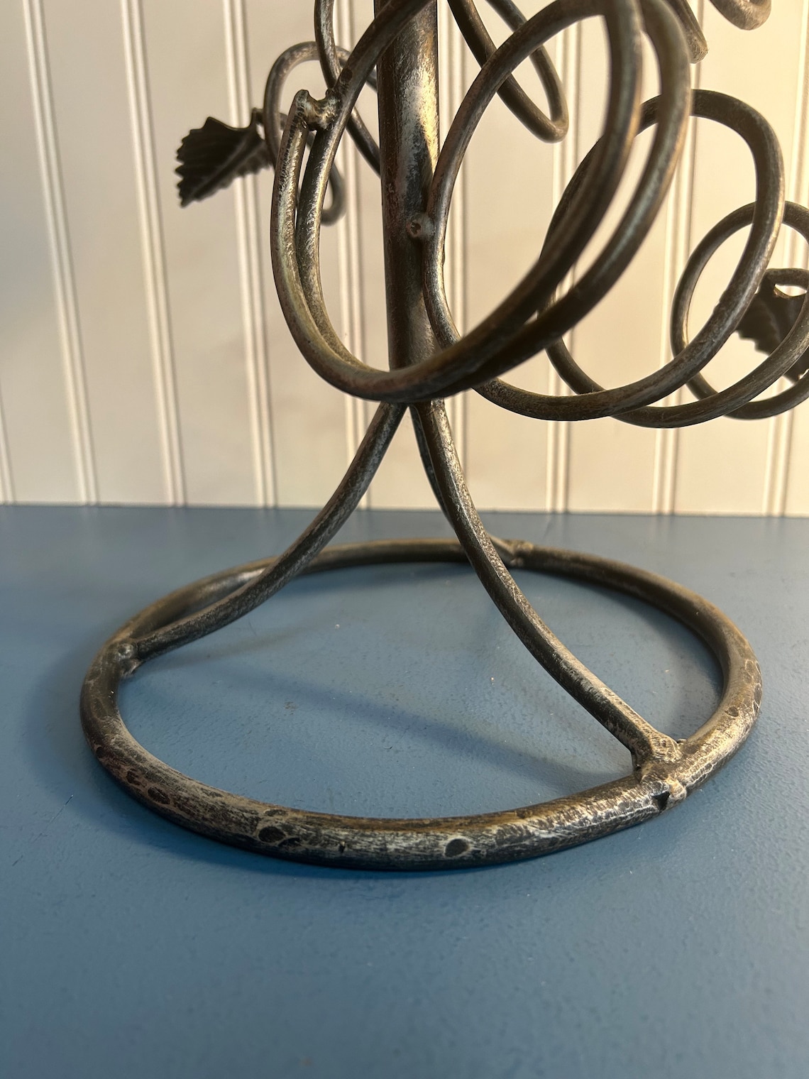 Grapevine Grap Leaf Iron Rack Rack Holds 4bottles - Etsy