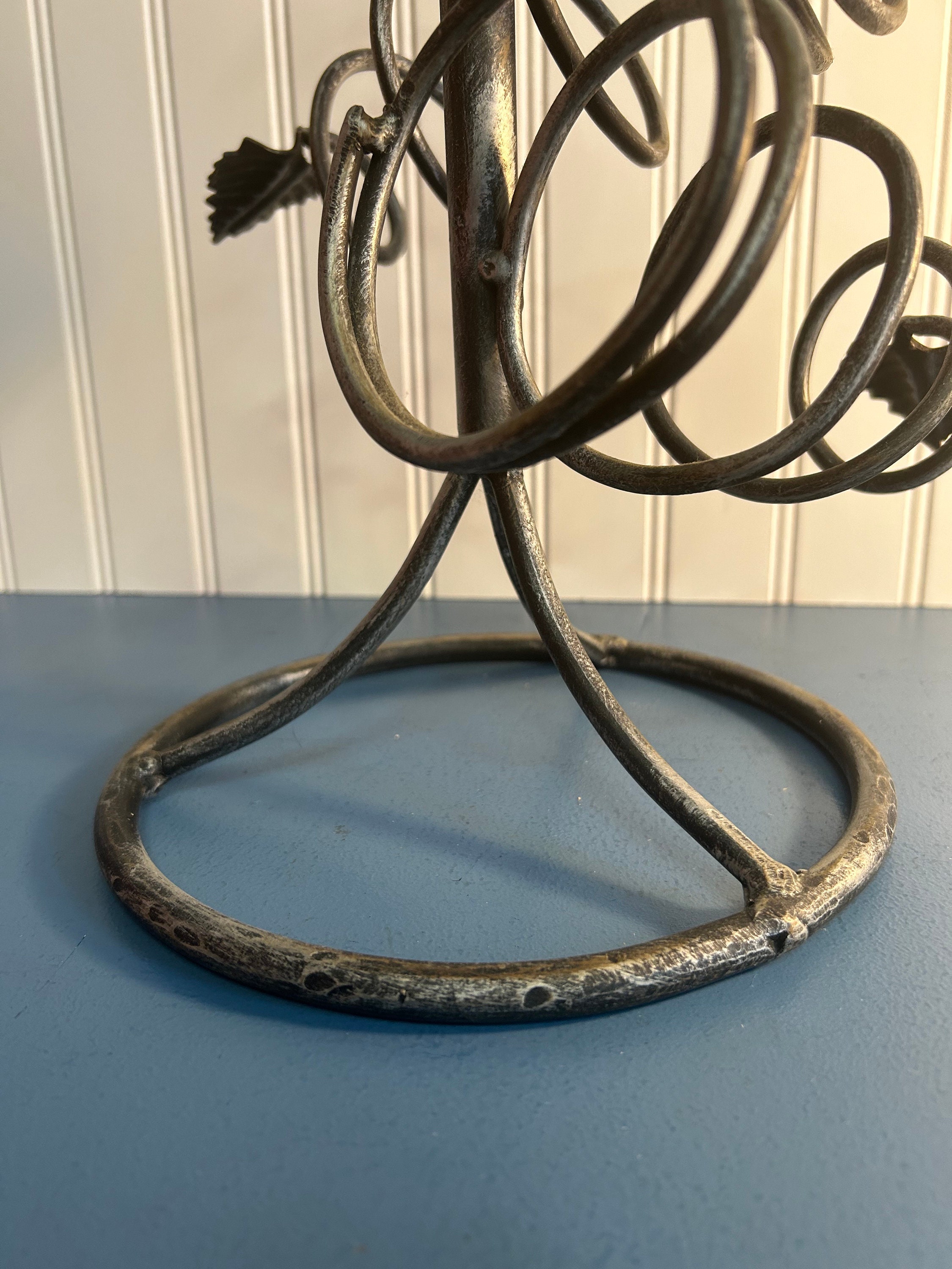 Grapevine Grap Leaf Iron Rack Rack Holds 4bottles - Etsy