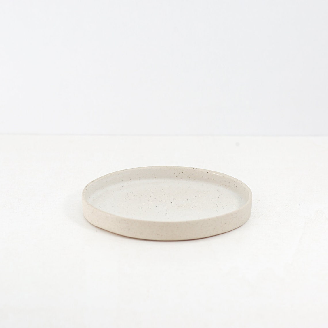 Handmade Ceramic Serving Plate Aesthetic Design Dessert Plate Stoneware Pottery Modern Tableware ...