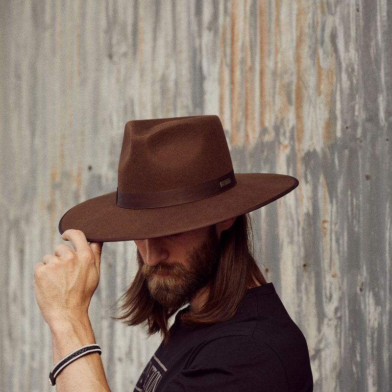 Australian Fedora Brim Hat - Etsy
