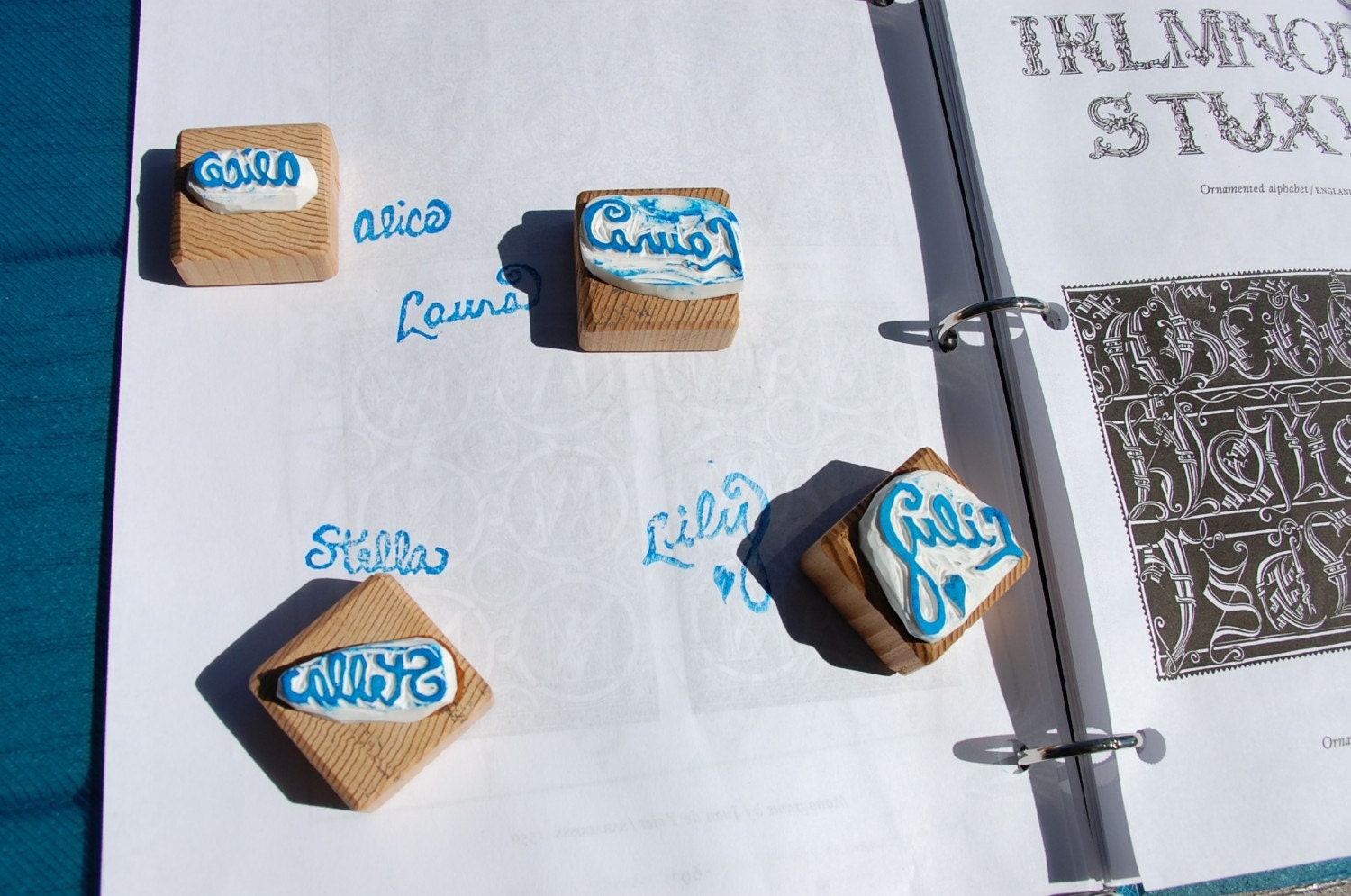 Personalized Hand Carved Name Stamp - Etsy