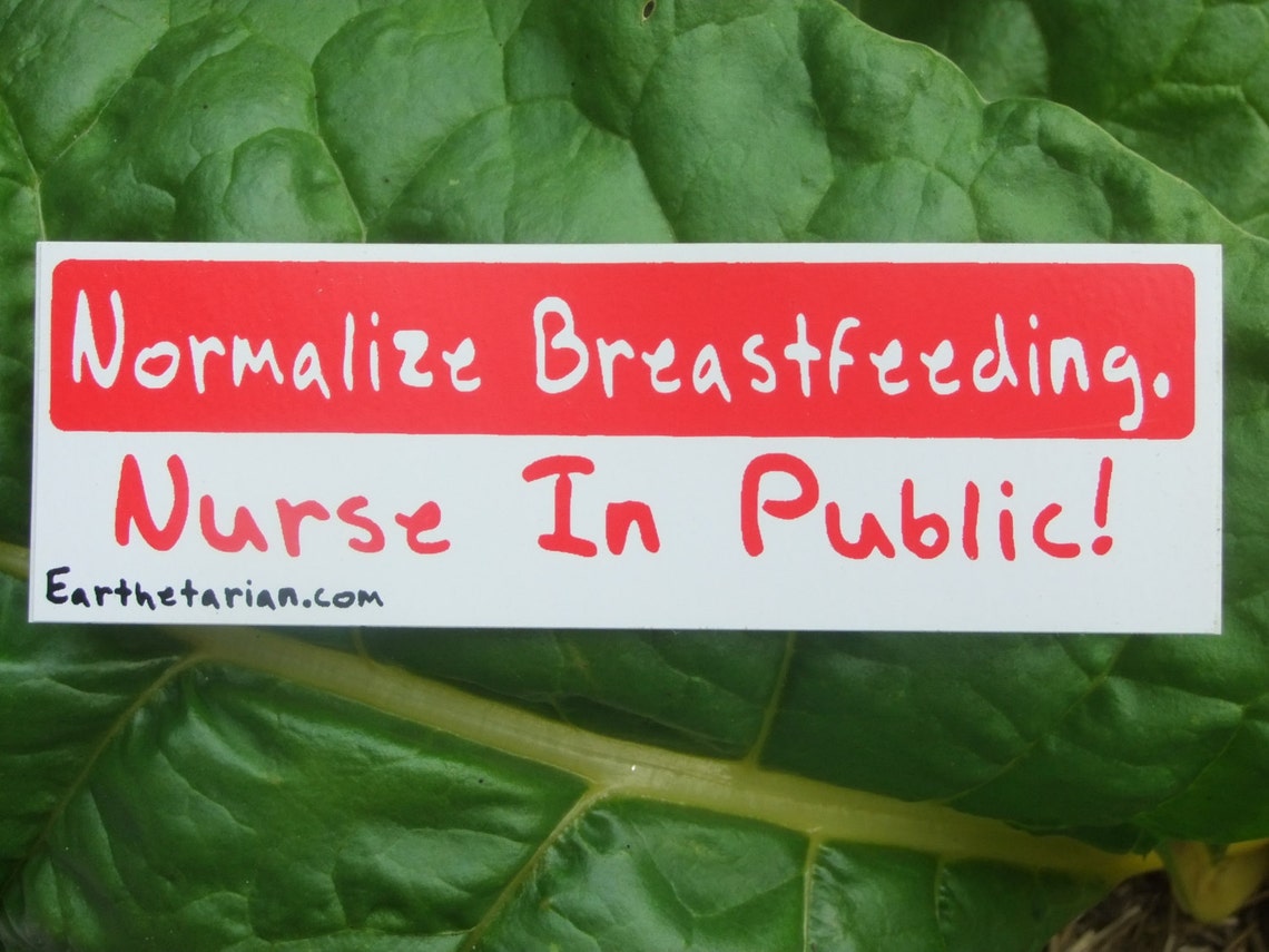 Breast Feeding Advocacy Sticker - Nursing, Breastfeeding, Advocacy ...