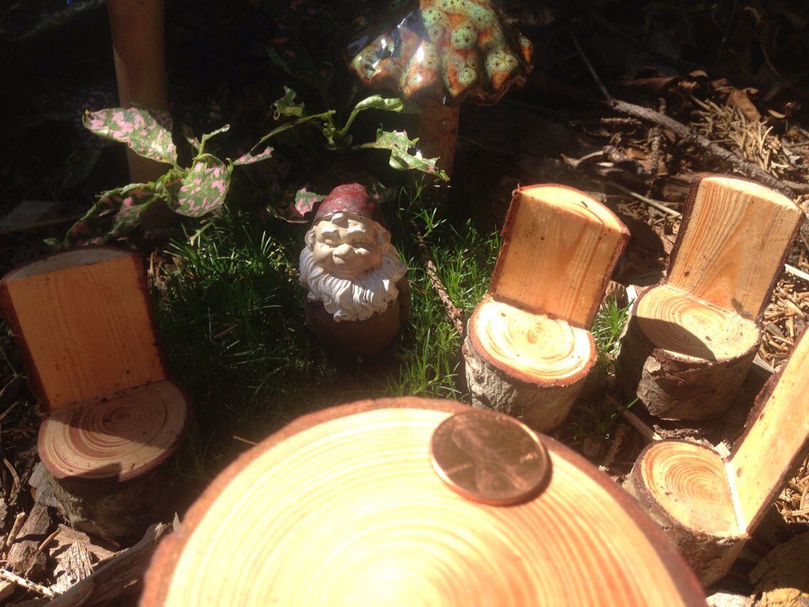 Wooden Wee Folk Furniture- Table and 4 Chairs- Waldorf Inspired - Etsy