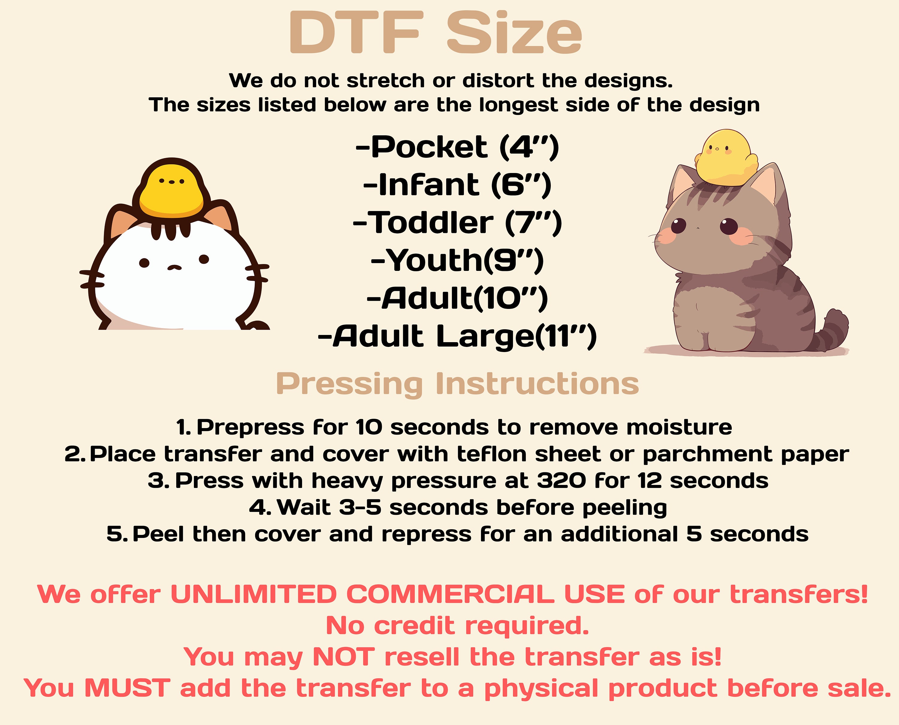Cute Duck DTF Transfer Ready to Press Transfers Tshirt Transfers Heat ...